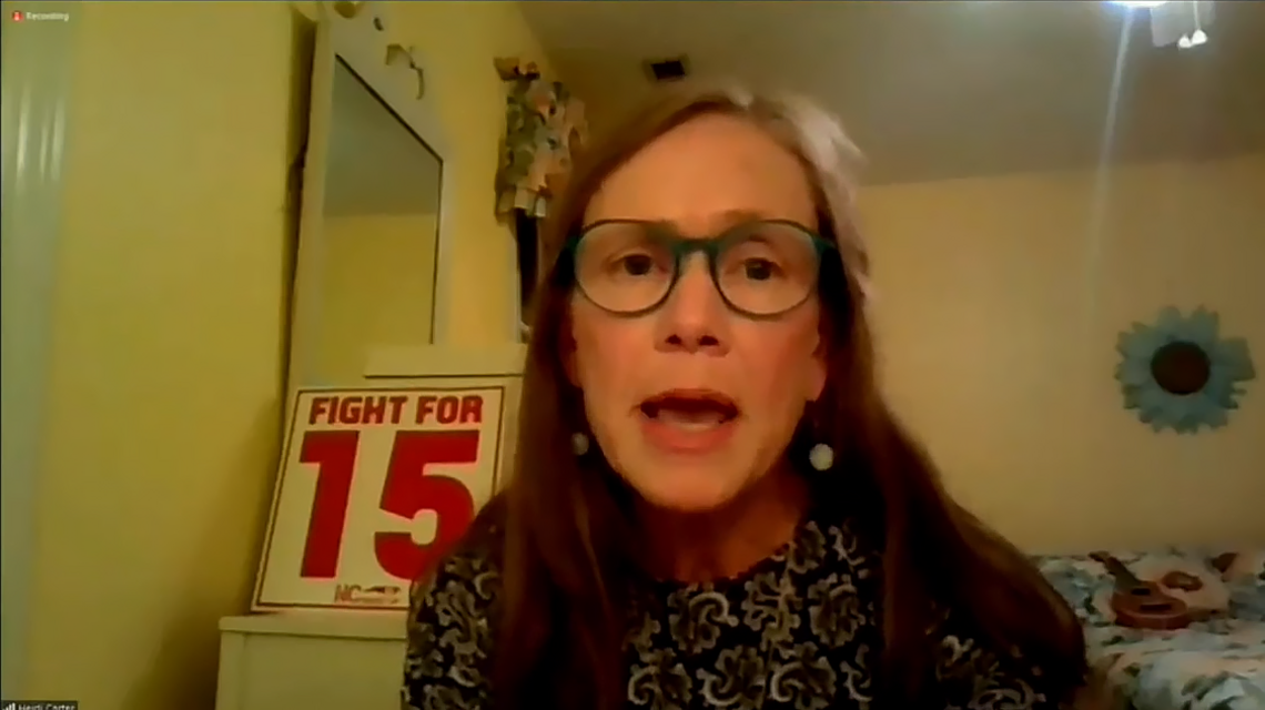 Durham County commissioner Heidi Carter apologizes after being called a ...